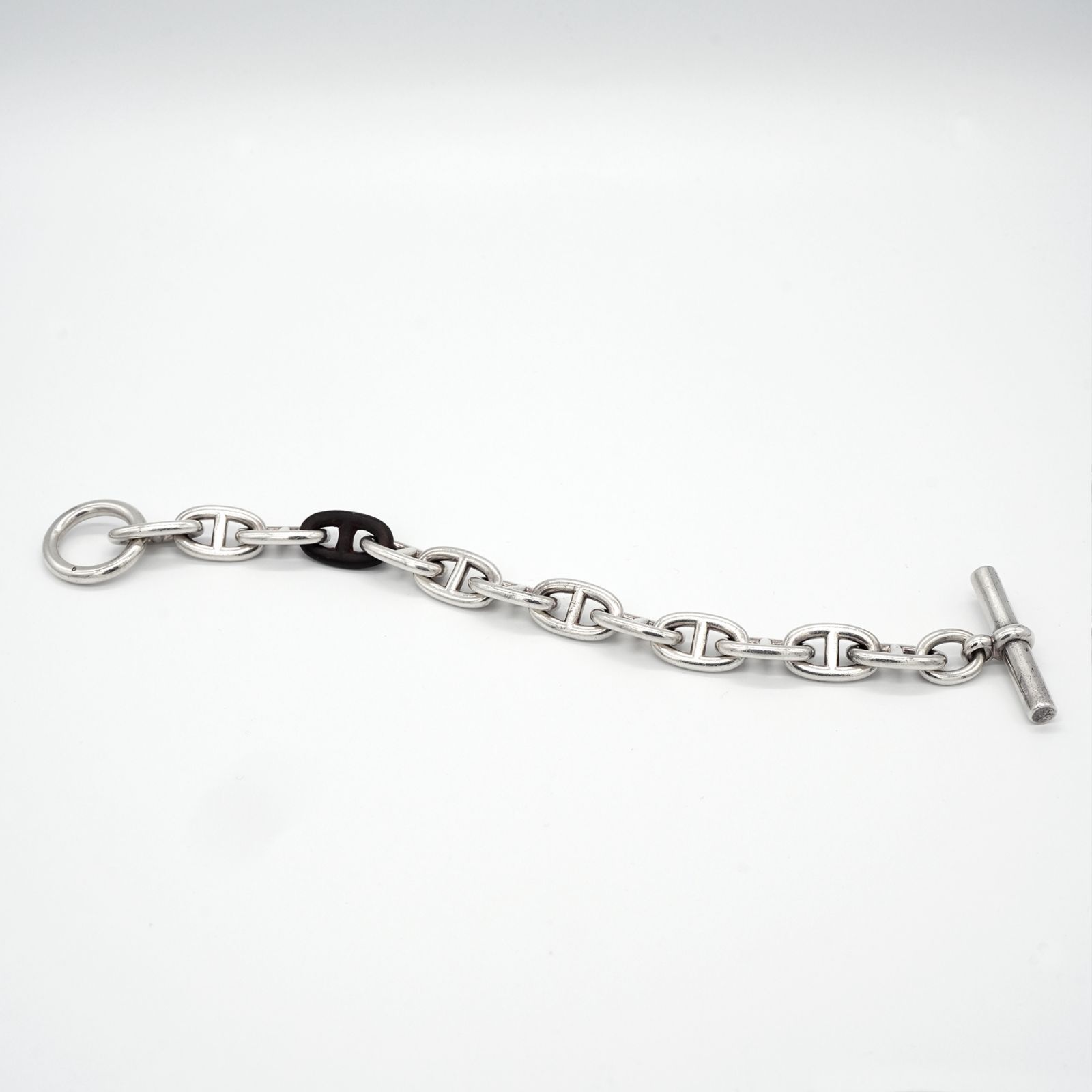Hermès - Chaîne d'Ancre Bracelet Leather Mix TGM 13コマ Hermès - Chaîne d'Ancre Bracelet Leather Mix TGM 13コマ