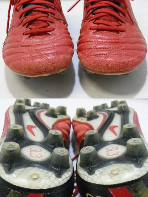 NIKE サッカースパイク ティエンポ スーパーリゲラ3 レッド 27cm NIKE サッカースパイク ティエンポ スーパーリゲラ3 レッド 27cm