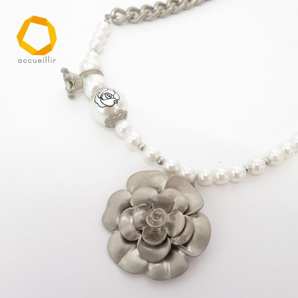 インゲボルグ INGEBORG パール カメリア ビーズ ネックレス 856473 - メルカリ