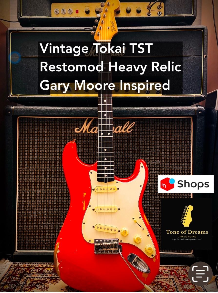 Vintage Tokai Stratocaster TST-50 Restomod Gary Moore Inspired Heavy Relic 「Elite Plus Model」 - メルカリ
