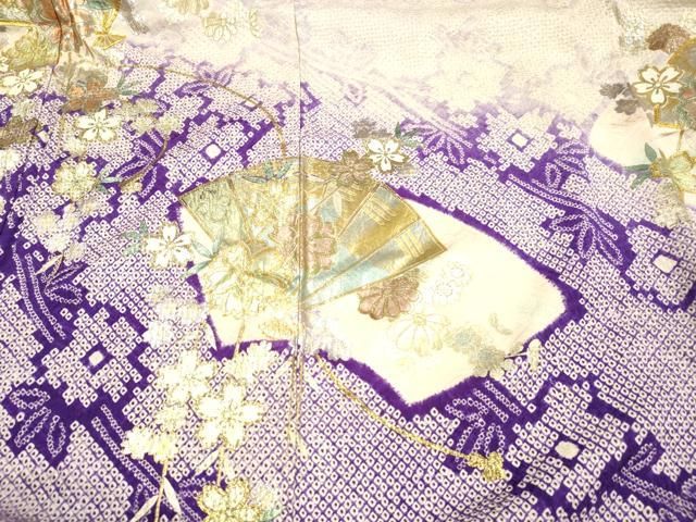 平和屋着物□豪華振袖 牡丹文 暈し染め 金銀彩 やまと誂製