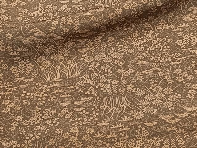 平和屋着物□上質な小紋 草花文 正絹 逸品 CAAX2410xi