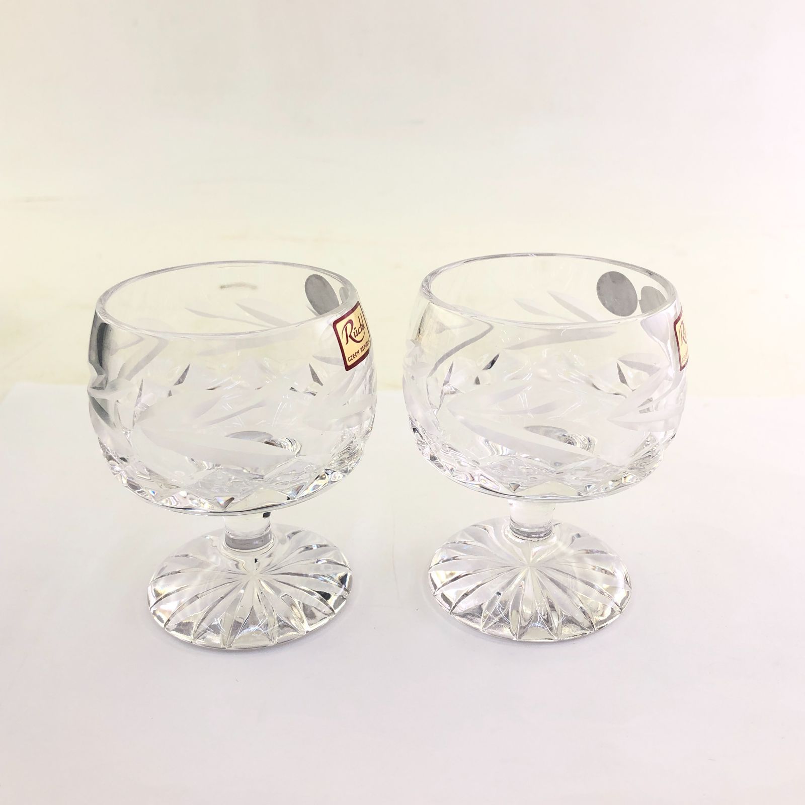 03m0280 RUCKL CRYSTAL ボヘミアクリスタルグラス 2個セット/ルックル - メルカリ