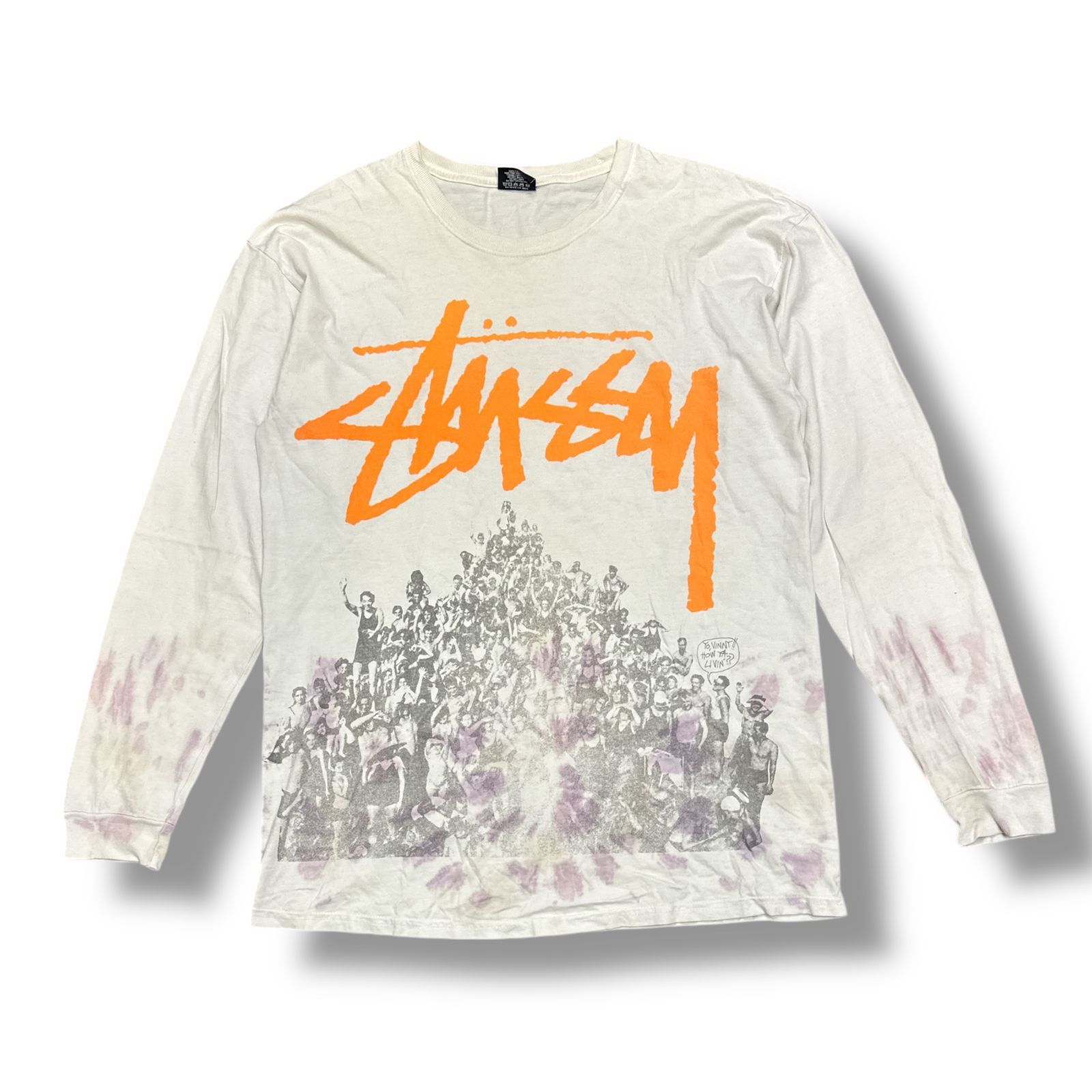 STUSSY 18AW Beach Mob Tie Dye L/S Tee ビーチモブタイダイT STUSSY 18AW Beach Mob Tie Dye L/S Tee ビーチモブタイダイT