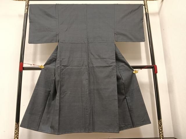 平和屋着物○男性 本場大島紬 アンサンブル 長羽織 100亀甲 総詰め