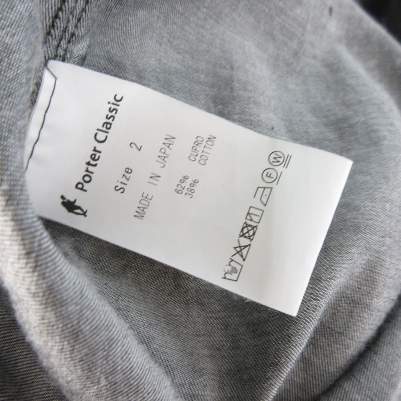 ポータークラシック Porter Classic beat writer shirt シャツ 半袖