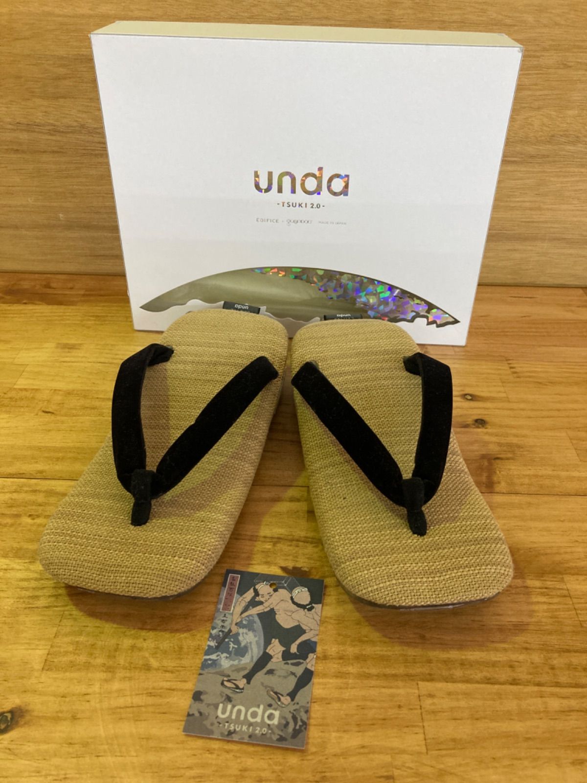 153 EDIFICE goyemon 別注 UNDA LIGHT TSUKI 2.0 OKAMI 雪駄 - メルカリ