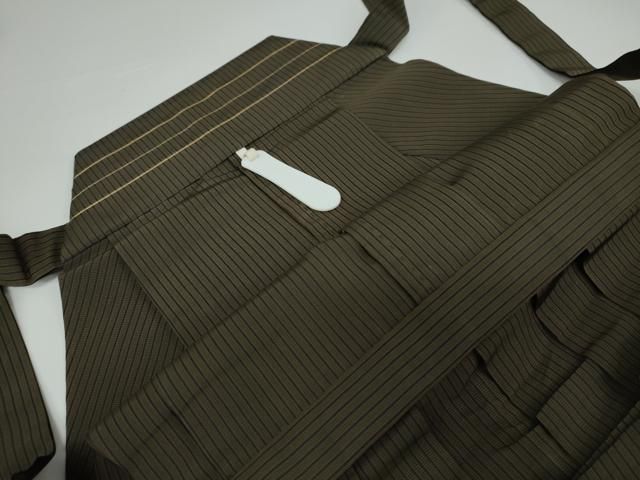 平和屋着物○男性 馬乗り袴 縞 正絹 逸品 DAAW5350ud 馬乗り 袴 レディース