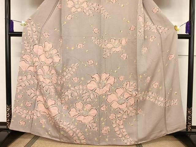 平和屋着物○訪問着 絞り 辻が花 手描き 正絹 逸品 AAAT3093np - メルカリ