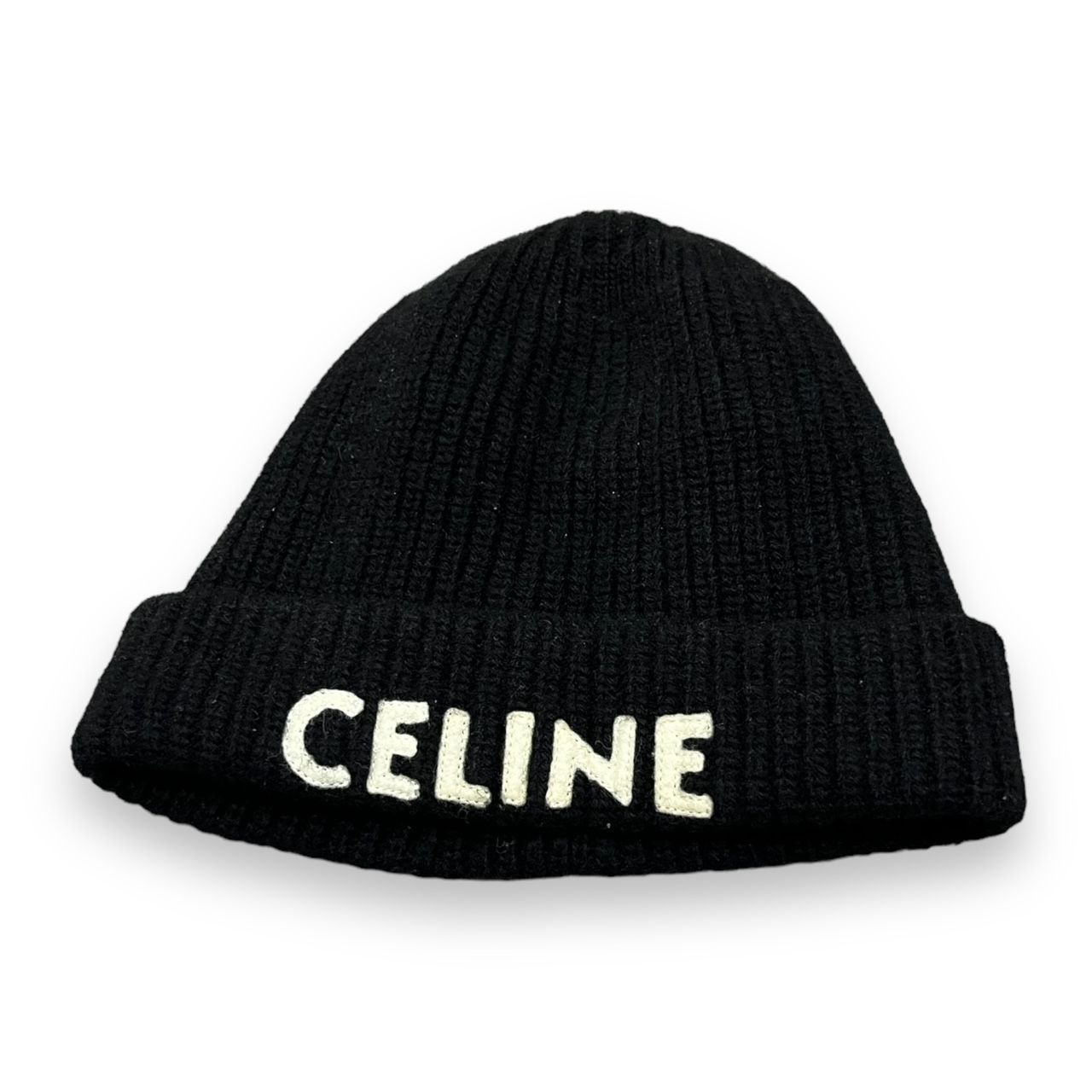 国内正規 CELINE ロゴ エンブロイダリー ビーニー ニットキャップ ニット帽 2A61W535Q セリーヌ 56996A - 買取 ...