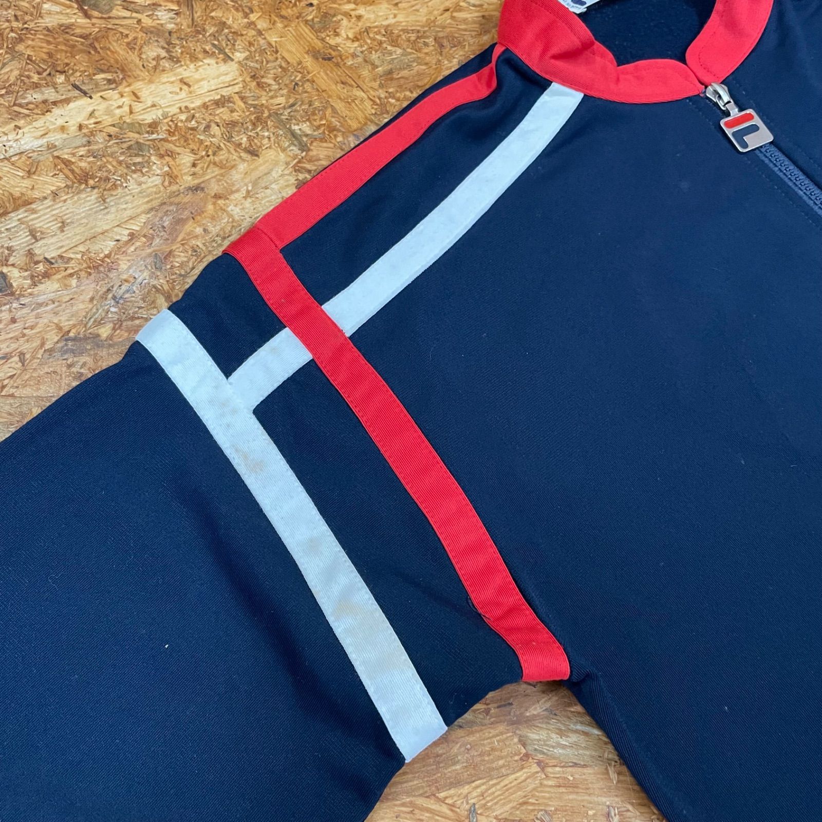 イタリア製 FILA トラックジャケット 44 フィラ 旧タグ ジャージ イタリア製 FILA トラックジャケット 44 フィラ 旧タグ ジャージ