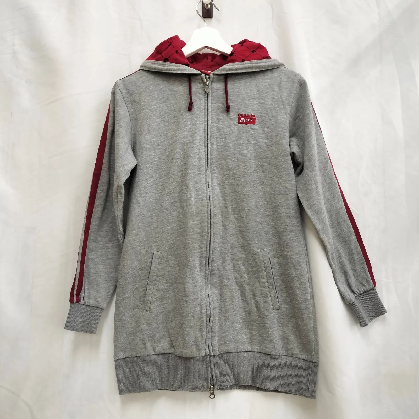 z329 Onitsuka Tiger オニツカタイガー ジップアップパーカー レディース M - メルカリ