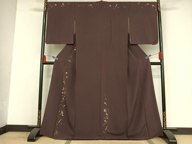 平和屋着物■極上　紬　葉尽くし　やまと誂製　逸品　未使用　CZAA2842s5 平和屋着物○訪問着 玩具文 やまと誂製 正絹 逸品 AAAW4239np - メルカリ