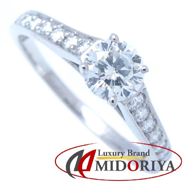 CARTIER カルティエ 1895 ソリテール リング 指輪 一粒ダイヤモンド0.35ct F.VS1 #51 11号 Pt950プラチナ/290395【中古】【BJ】 - メルカリ