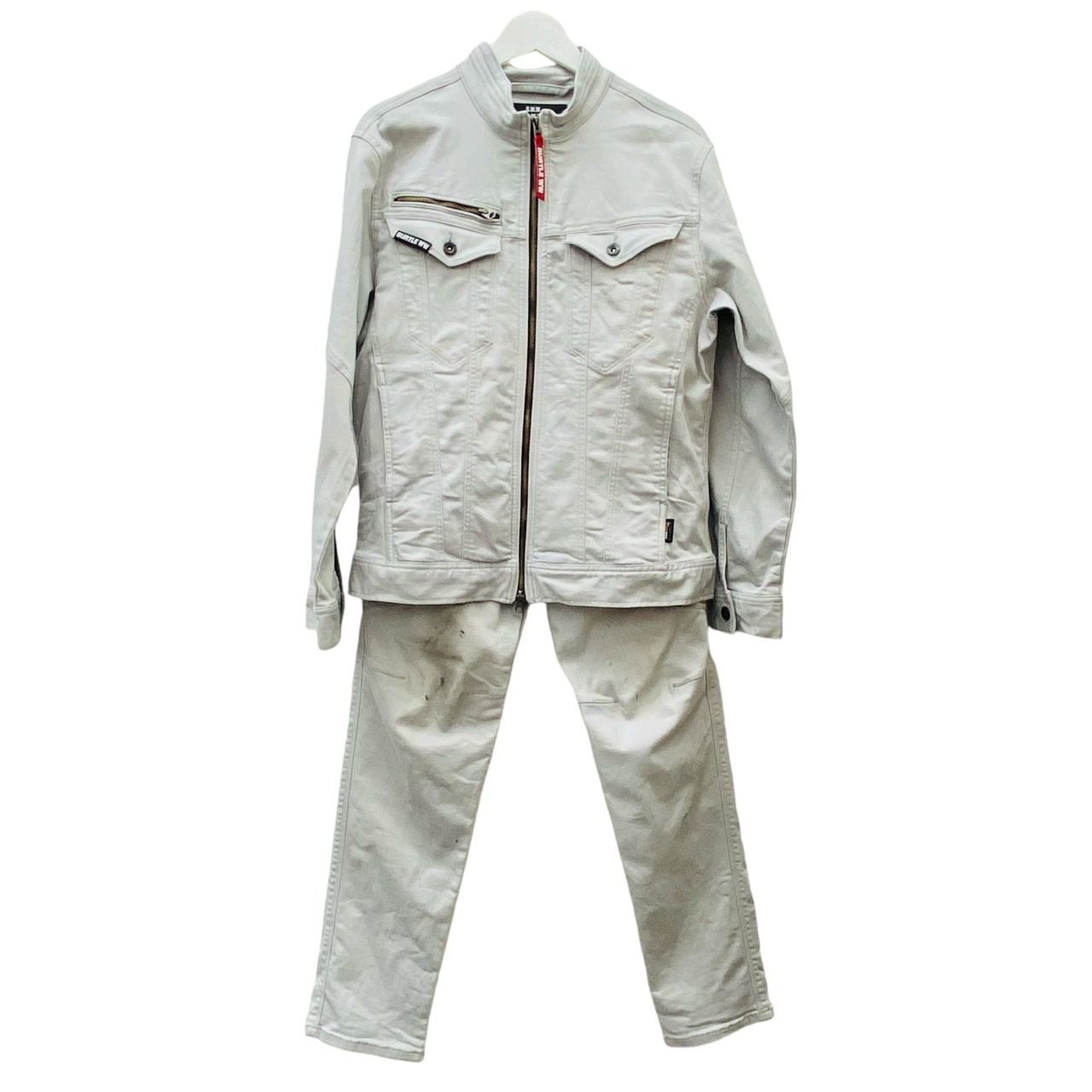 BURTLE WW バートル 作業着 上下セット LLサイズ グレー系 - メルカリ