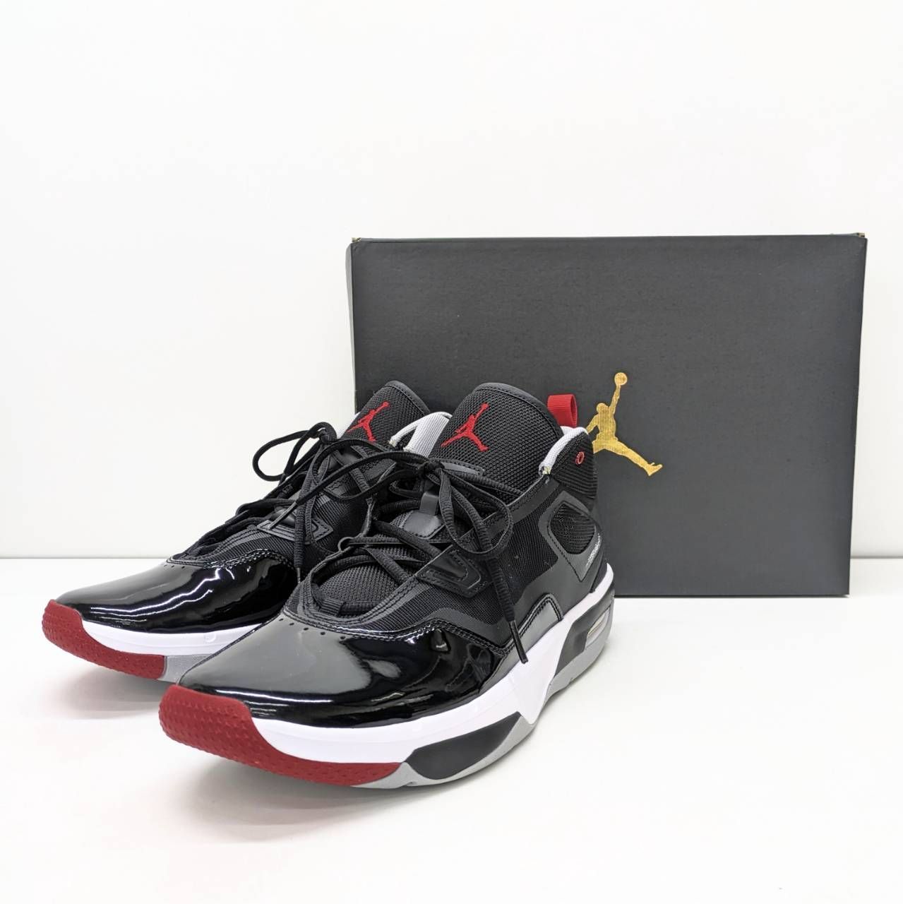 美品 NIKE AIR JORDAN STAY LOYAL 3 ナイキ ジョーダン ステイロイヤル スニーカー 30cm ブラック/バーシティ ...