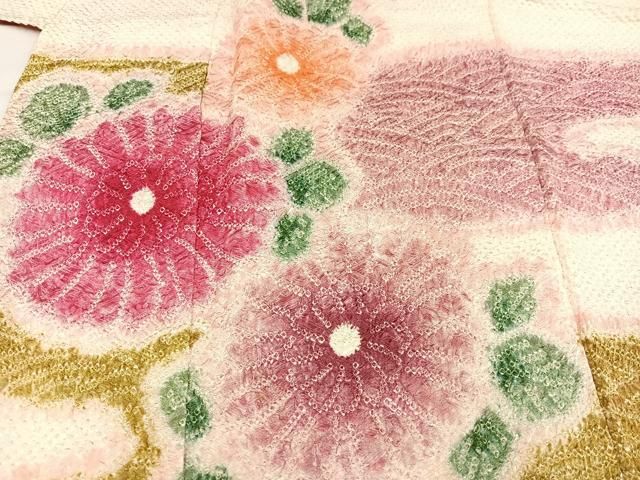 平和屋着物○豪華振袖 総絞り 霞花文 正絹 逸品 AABC0619ph - メルカリ