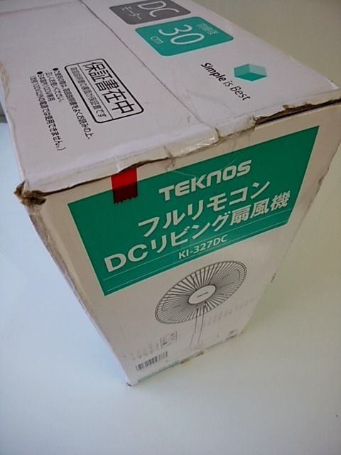 【在庫限即納】テクノス(TEKNOS) アウトレット商品 千住 KI327DC フルリモコンDCリビング扇風機 TEKNOS ホワイト(KI-327DC) - メルカリ