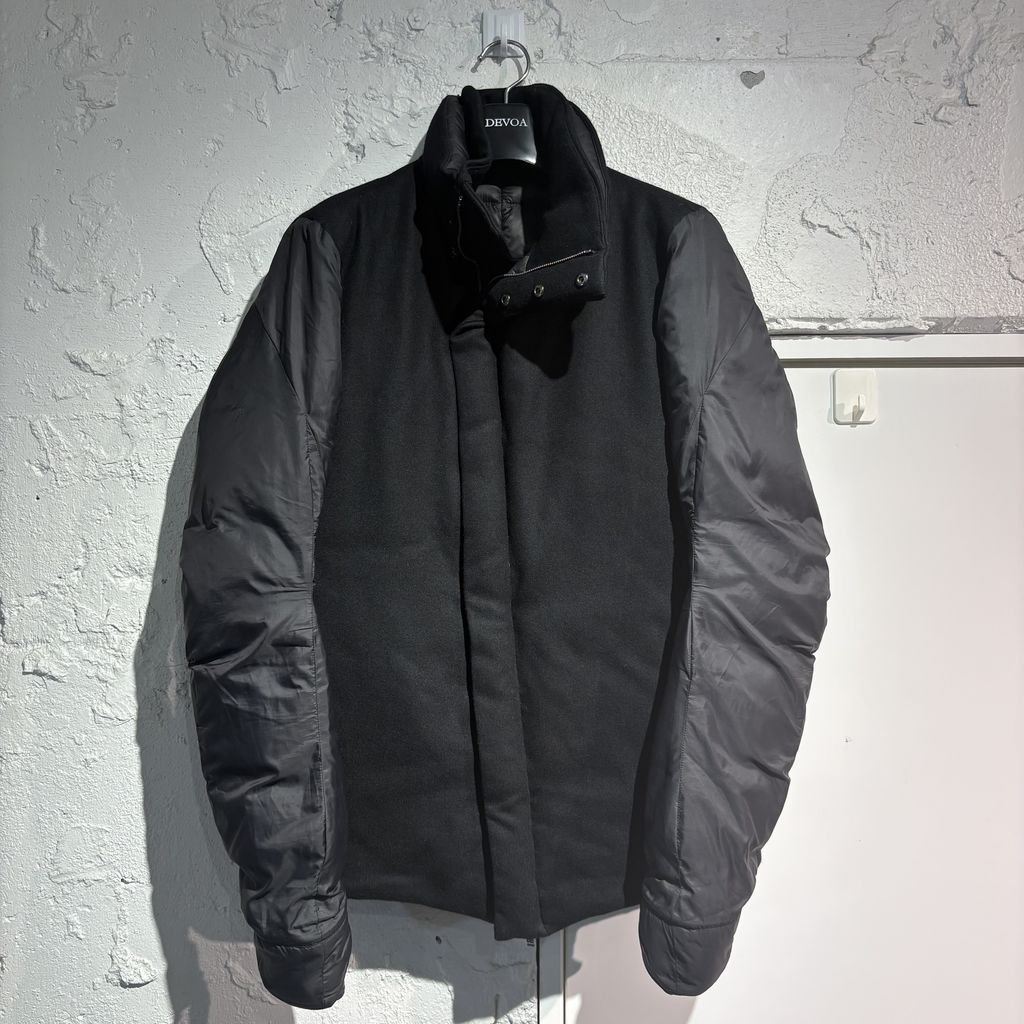 DEVOA デヴォア Wool Down Jacket ウールダウンジャケット ブラック size:2【表参道A09】 - メルカリ
