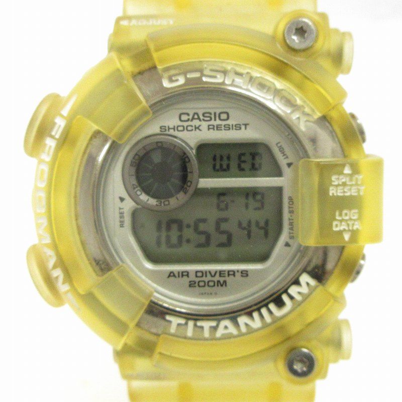 ジーショック G-SHOCK フロッグマン FROGMAN 腕時計 デジタル クオーツ DW-8201WC-9T クリアイエロー ウォッチ ...