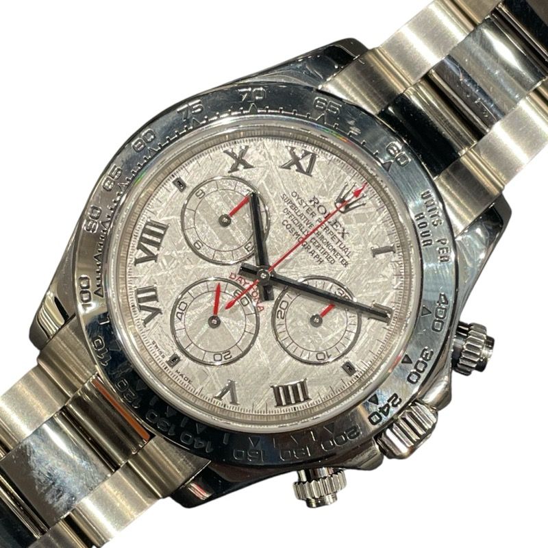 ロレックス ROLEX デイトナ メテオライト 116509 メテオライト 18Kホワイトゴールド メンズ 腕時計 - メルカリ