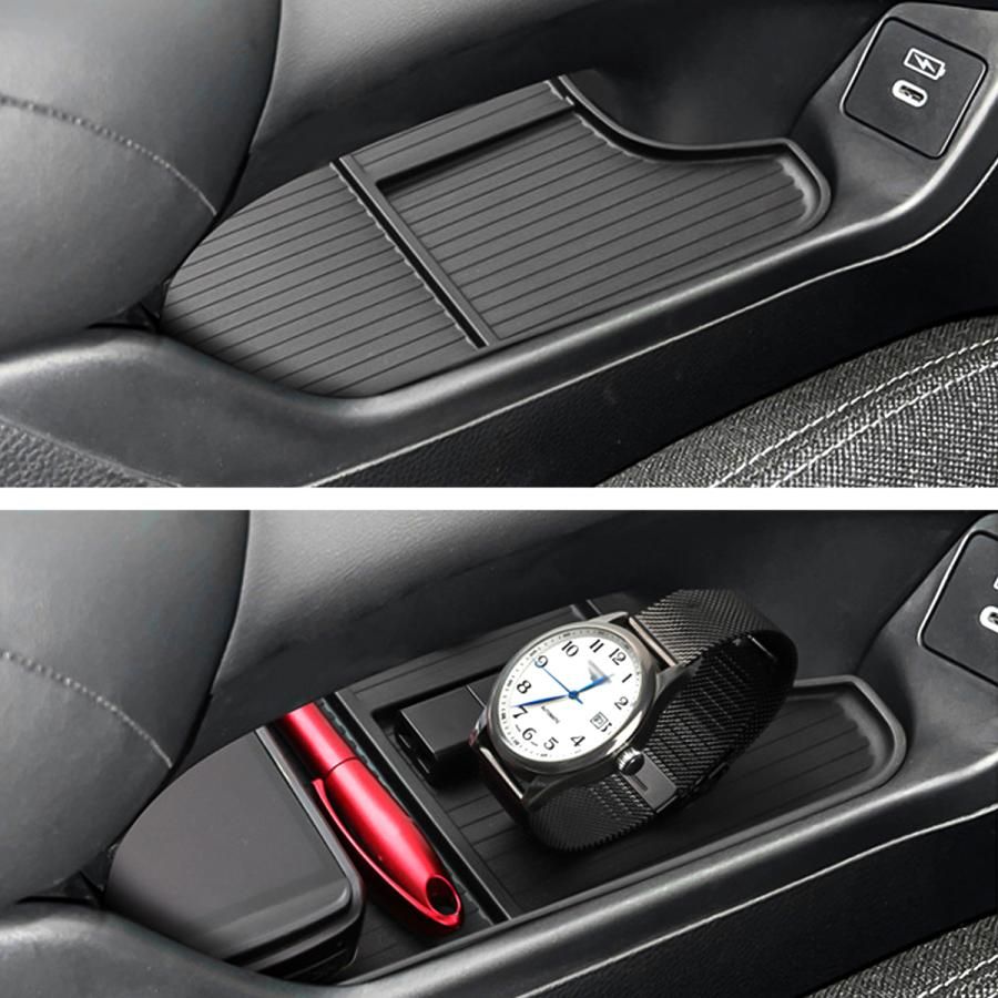 ZR-V センターコンソールアンダートレイ マット シリコン 傷防止 インテリア パーツ ブラック S-1374 - メルカリ