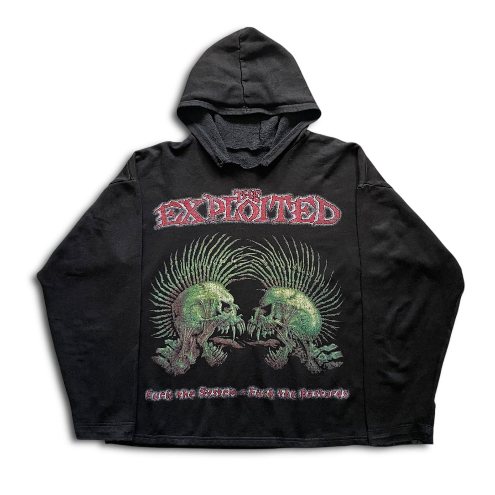 USA 90s - 00s 初頭 ヴィンテージ バンド フーディー パーカー THE EXPOITED - メルカリ