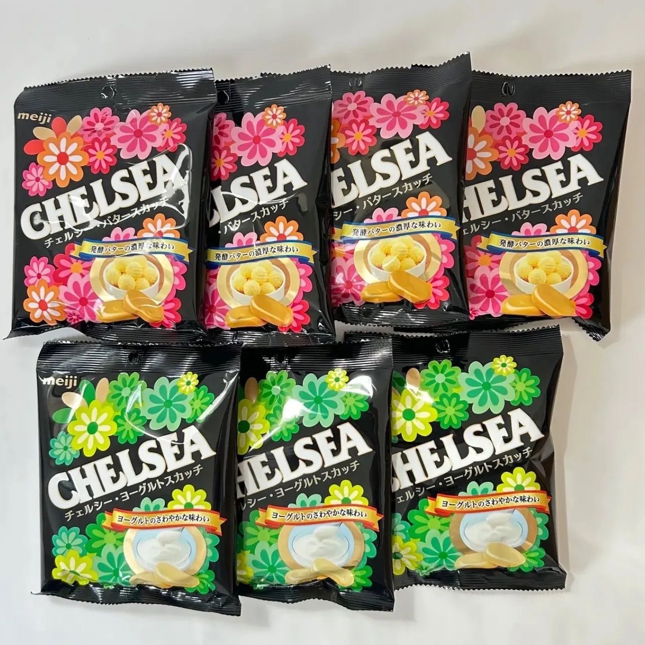 明治 Meiji チェルシー CHELSEA 飴 バタースカッチ ヨーグルトスカッチ 42g 7袋セット - メルカリ
