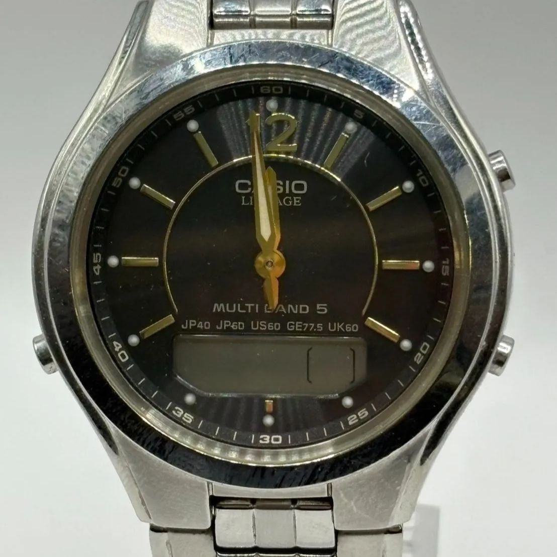 高級ブランド 】腕時計 CASIO LINEAGE LCW-M200 メンズ ウェーブセプター 電波ソーラー solar silver ...