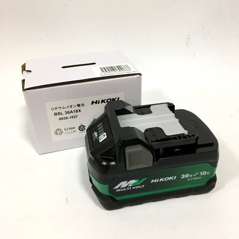 未使用 HiKOKI マルチボルト蓄電池 BSL36A18X 36V 2.5Ah 18V 5.0Ah 純正品 リチウムイオンバッテリー ハイコーキ DW2878 - メルカリ