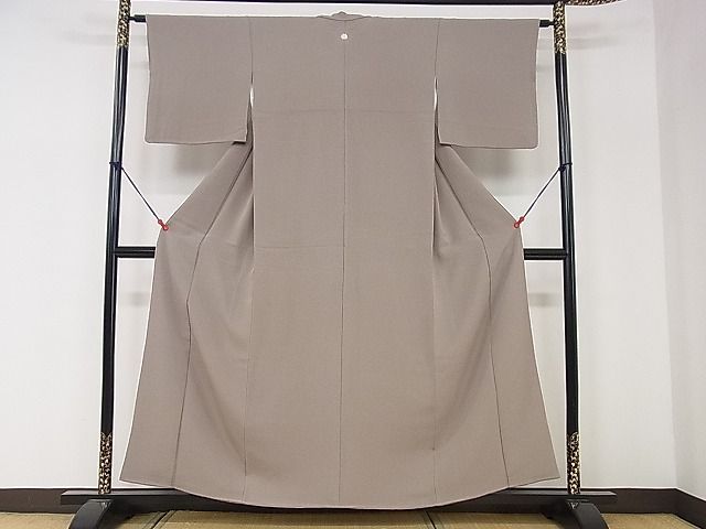 平和屋着物□上質な色無地 空五倍子色 逸品 DAAE8936cm 平和屋着物