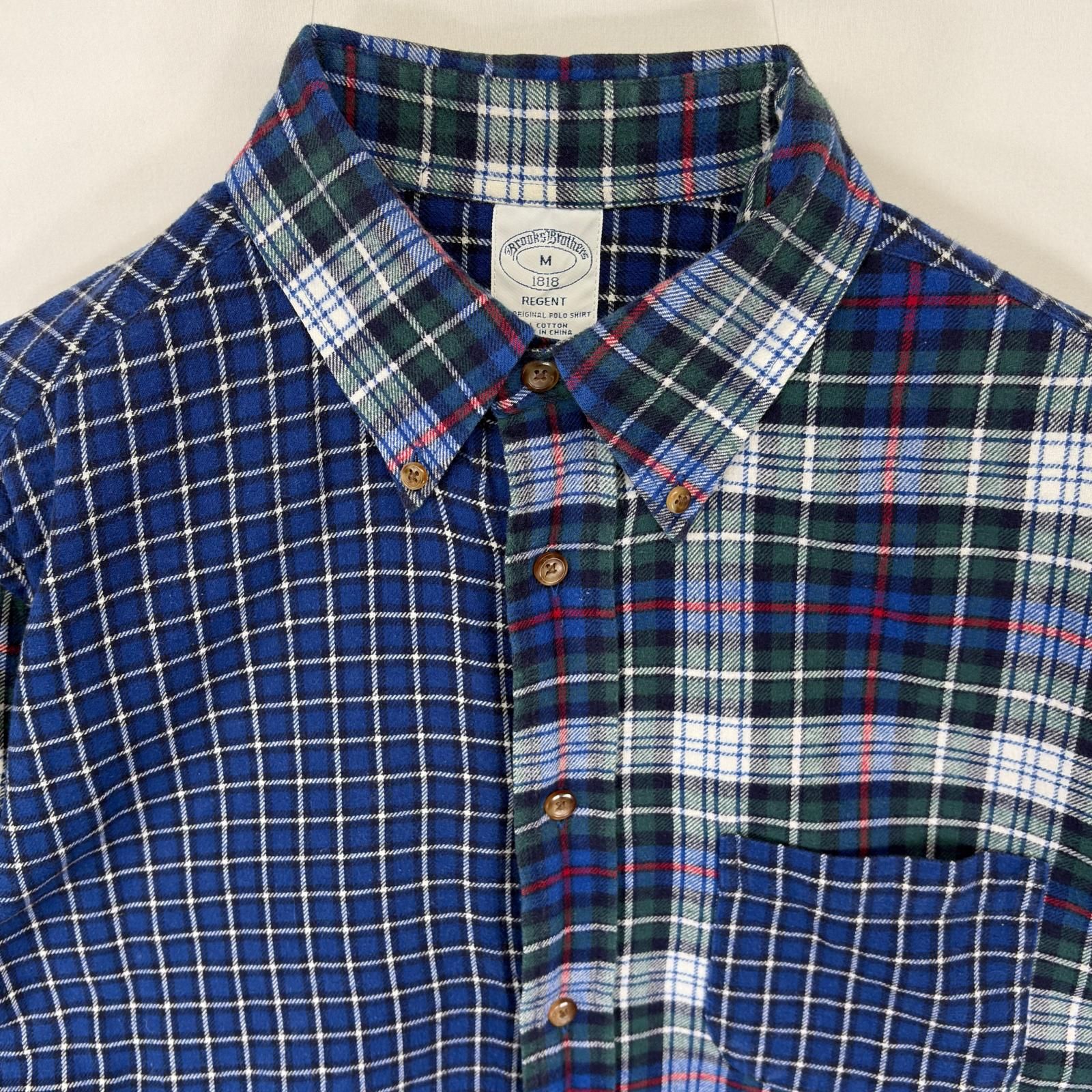 古着 ブルックスブラザーズ Brooks Brothers 長袖 ネルシャツ ボタン