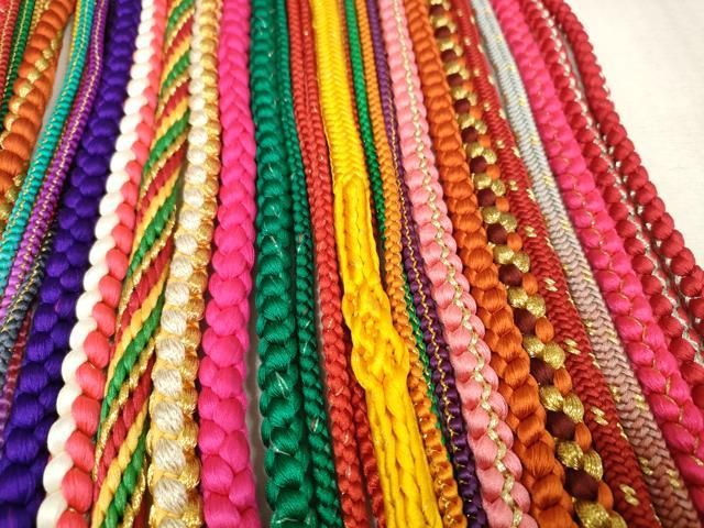 平和屋着物○和装小物 振袖用飾り付き帯締め10本セット 飾り結び