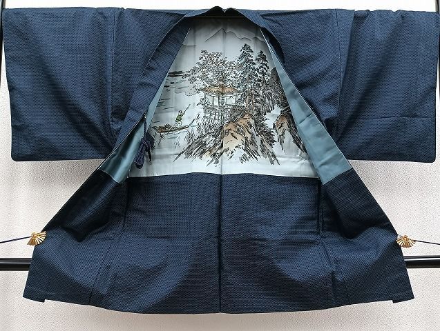 平和屋着物○男性 本場大島紬 アンサンブル 100亀甲 逸品 平和屋着物○男性 本場大島紬 アンサンブル 100亀甲 逸品