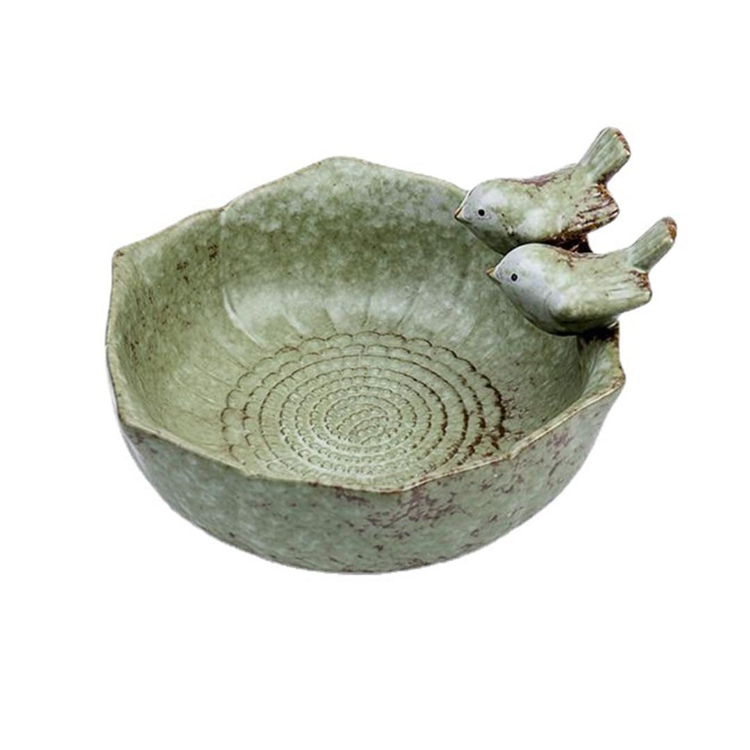 TOMMYFIELD バードバス 水浴び 屋外 小鳥 水浴び容器 セラミック バ ードフードボウル (バードバス) [バードバス] - メルカリ