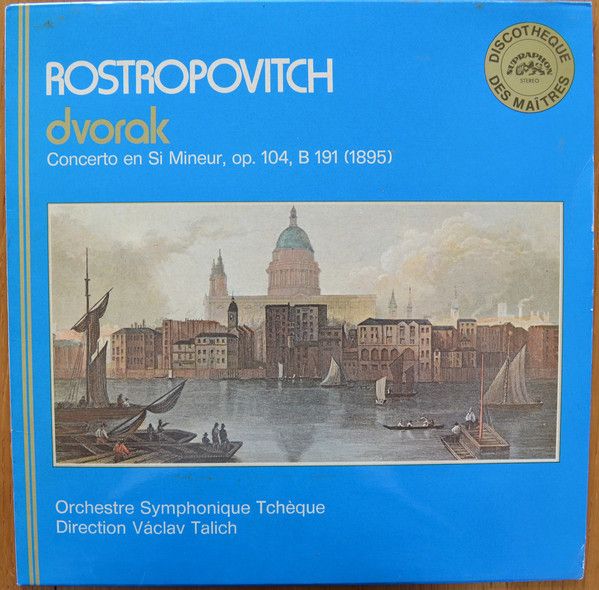 仏LP Mstislav Rostropovich, Anton?n Dvo??k, The Czech Philharmonic Orchestra, V?clav Talich ...