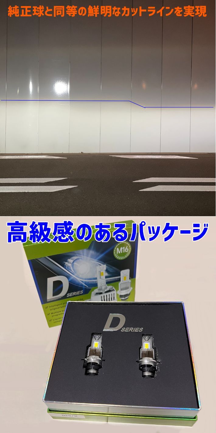 D4 業界初 純正HIDを完全無加工でLEDへ エブリィワゴン【EVERY WAGON】 DA17W H27.2 ～ HID D4R 装着車用 ...