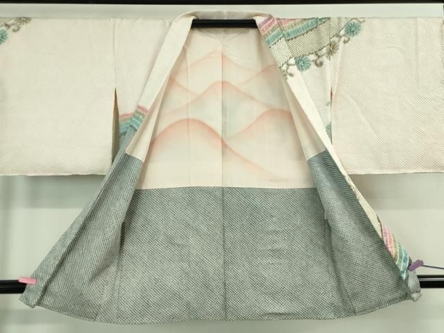 平和屋着物□極上 名門 藤娘きぬたや・総絞り 羽織 枝梅