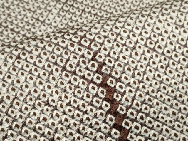 平和屋着物○絞りの開祖 竹田庄九郎 上質な小紋 総絞り 吉祥文 正絹