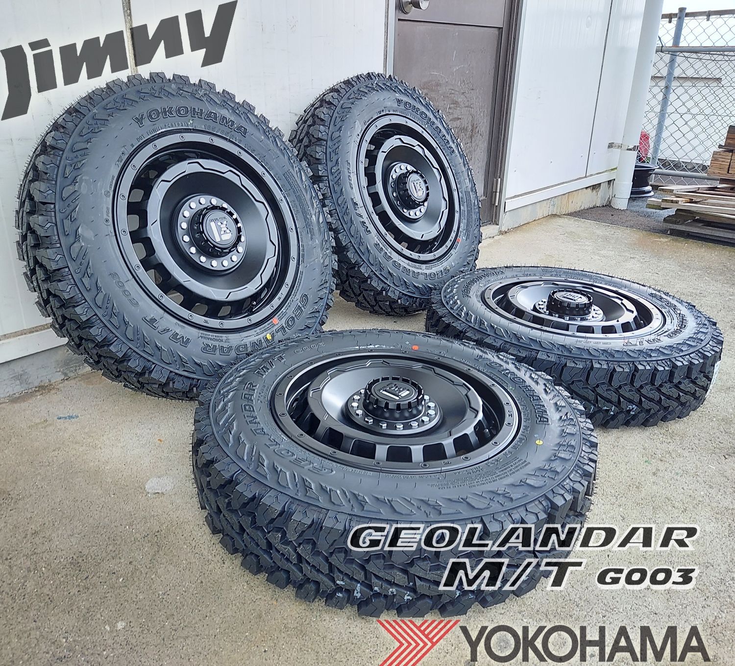 ヨコハマ ジオランダー MT G003 16インチ 5.5J +20 タイヤ ホイール 4本セット JB64 JA11 JA12 JA22 JB23 ジムニー 175/80R16 185 ...