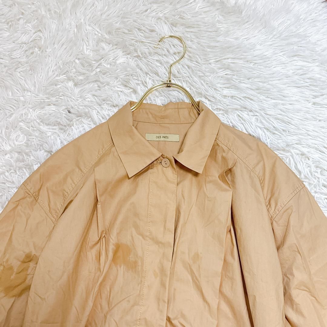 ★DES PRES デプレ★ショップコート アウター【S】スプリングコート ベージュ - メルカリ
