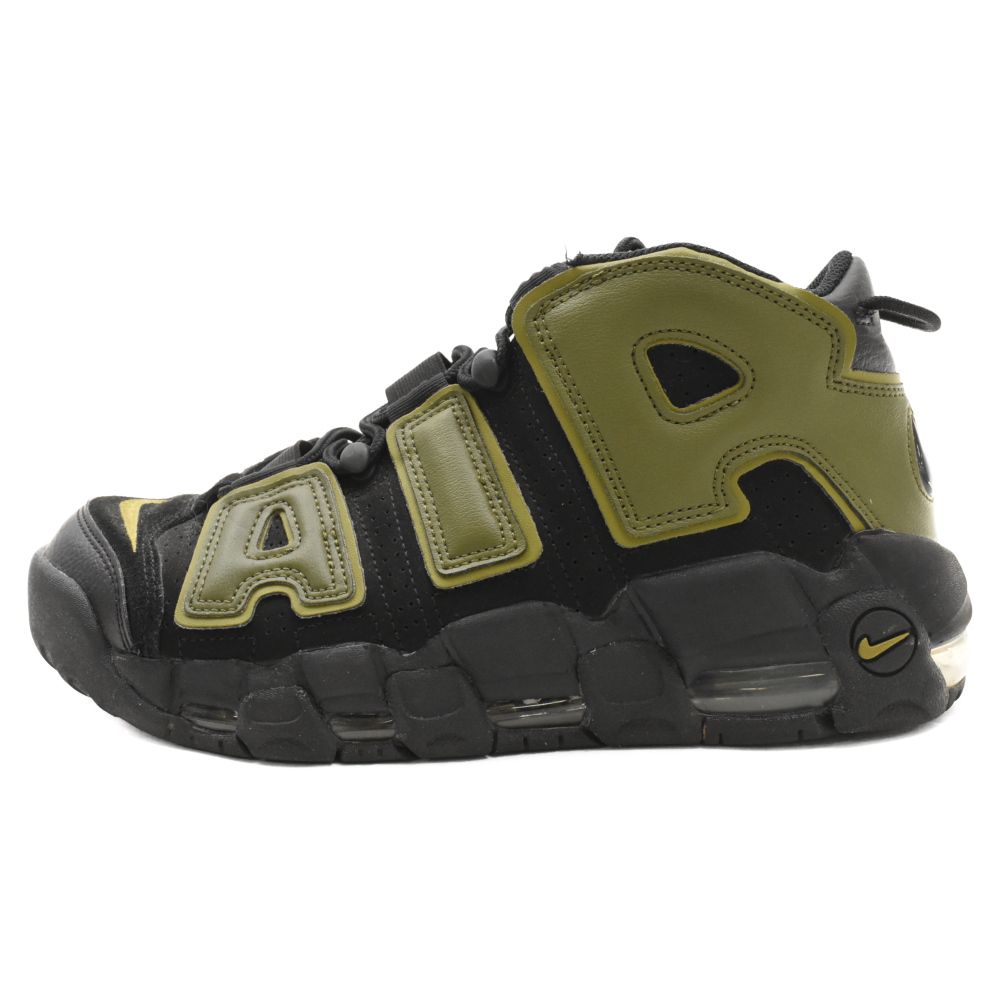 NIKE (ナイキ) AIR MORE UPTEMPO '96 エアモアアップテンポ レースアップハイカットスニーカー DH8011-001 ブラック/カーキ US8/26.0cm - メルカリ