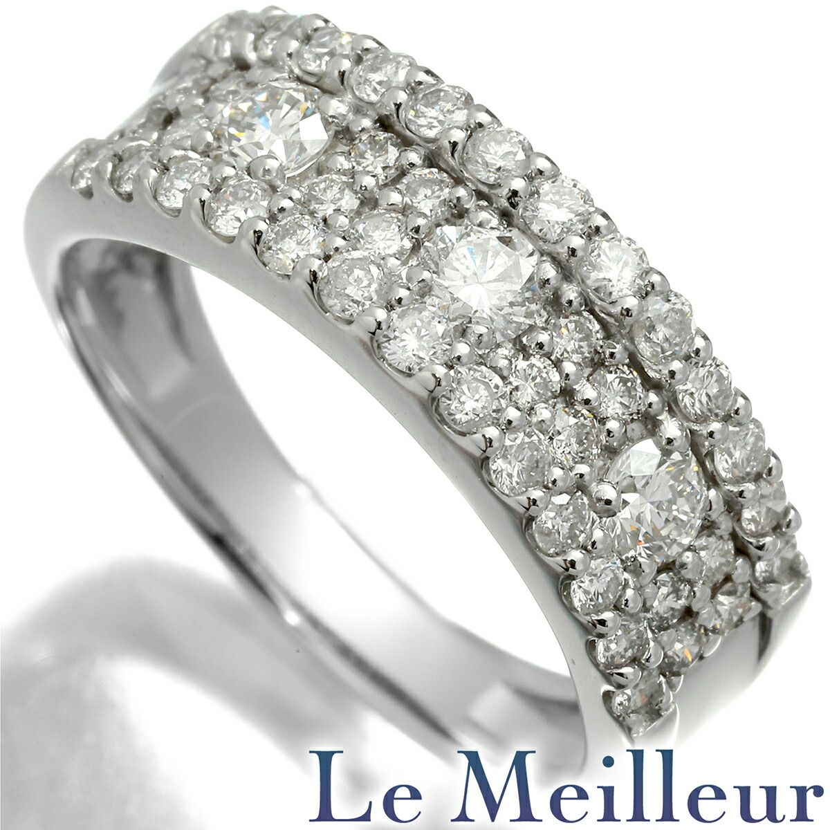 リング 指輪 ダイヤモンド 1ct Pt900 11号 中古 プレラブド 返品OK - メルカリ