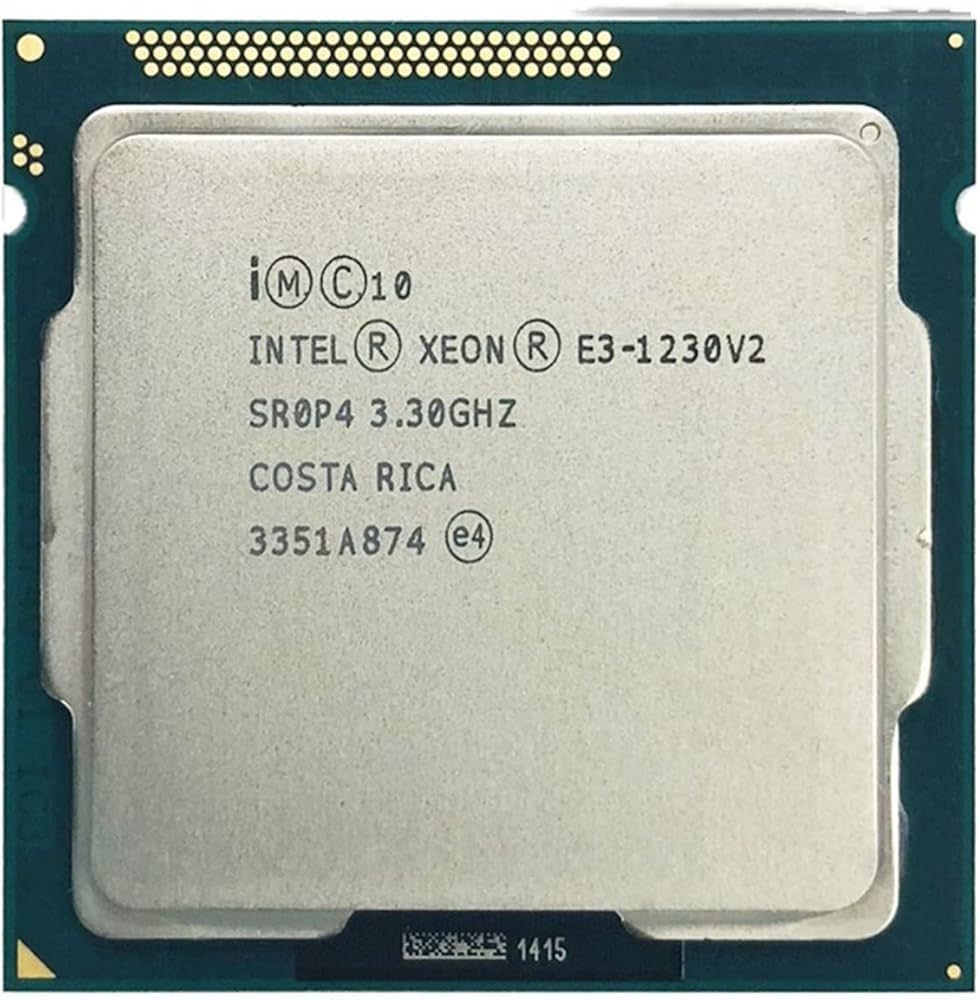 【中古パーツ】複数購入可 CPU Intel Xeon E3-1230v2 3.3GHz TB 3.7GHz SR0P4 Socket ...