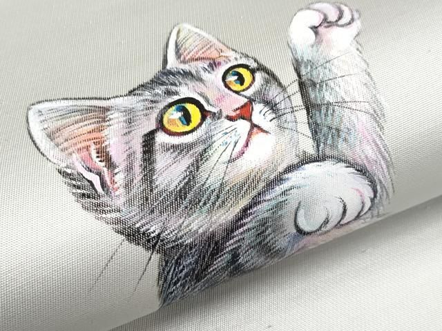 平和屋本店□極上 太鼓柄袋帯 手描き 猫 蝶 引箔 逸品 CYAA2388s5