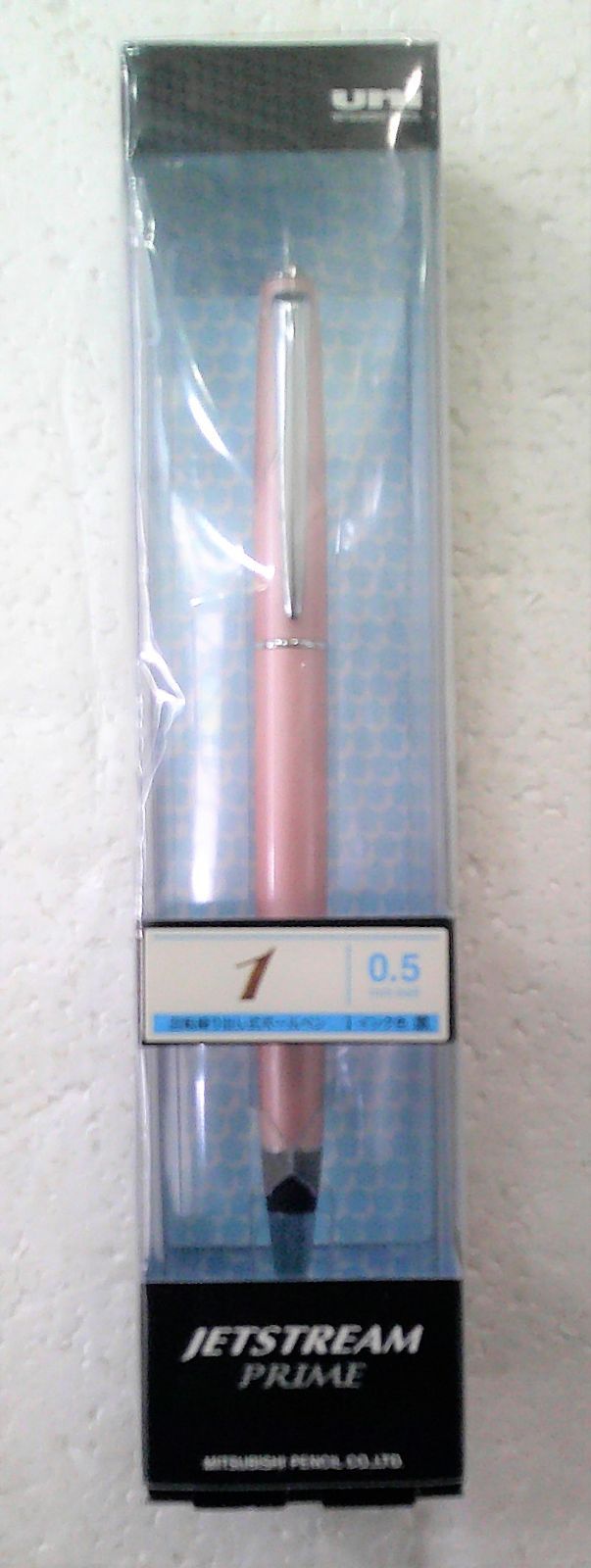 ★未開封 三菱uni JETSTREAM PRIME ジェットストリーム プライム 1 ボールペン 0.5mm ベビーピンク SXK-3000 ...