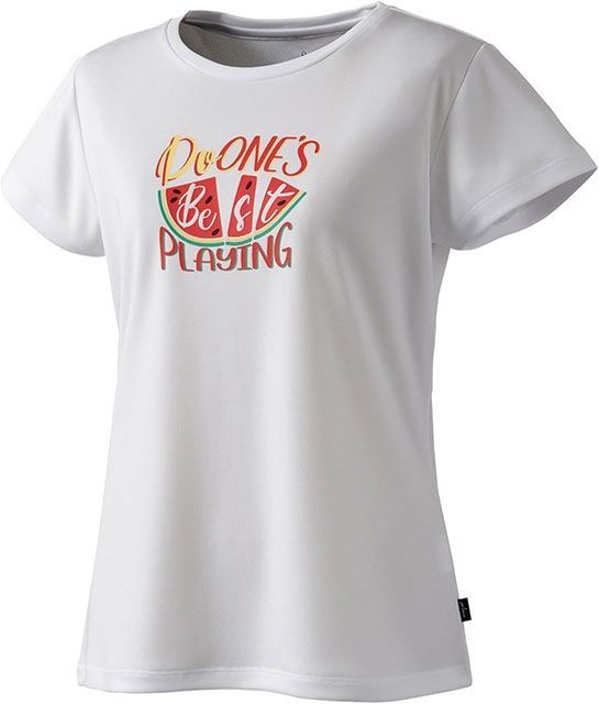 【新品】prince（プリンス）レディース ウィメンズ Tシャツ テニスウエア 半袖シャツ 吸汗速乾 UPF50 ホワイト WS4058 ...