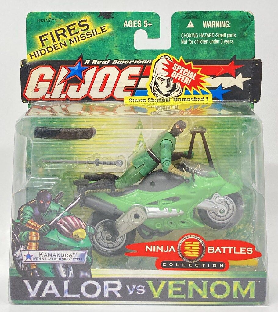 HASBRO VALOR VS VENOM/NINJA BATTLES COLLECTION KAMAKURA WITH NINJA ...