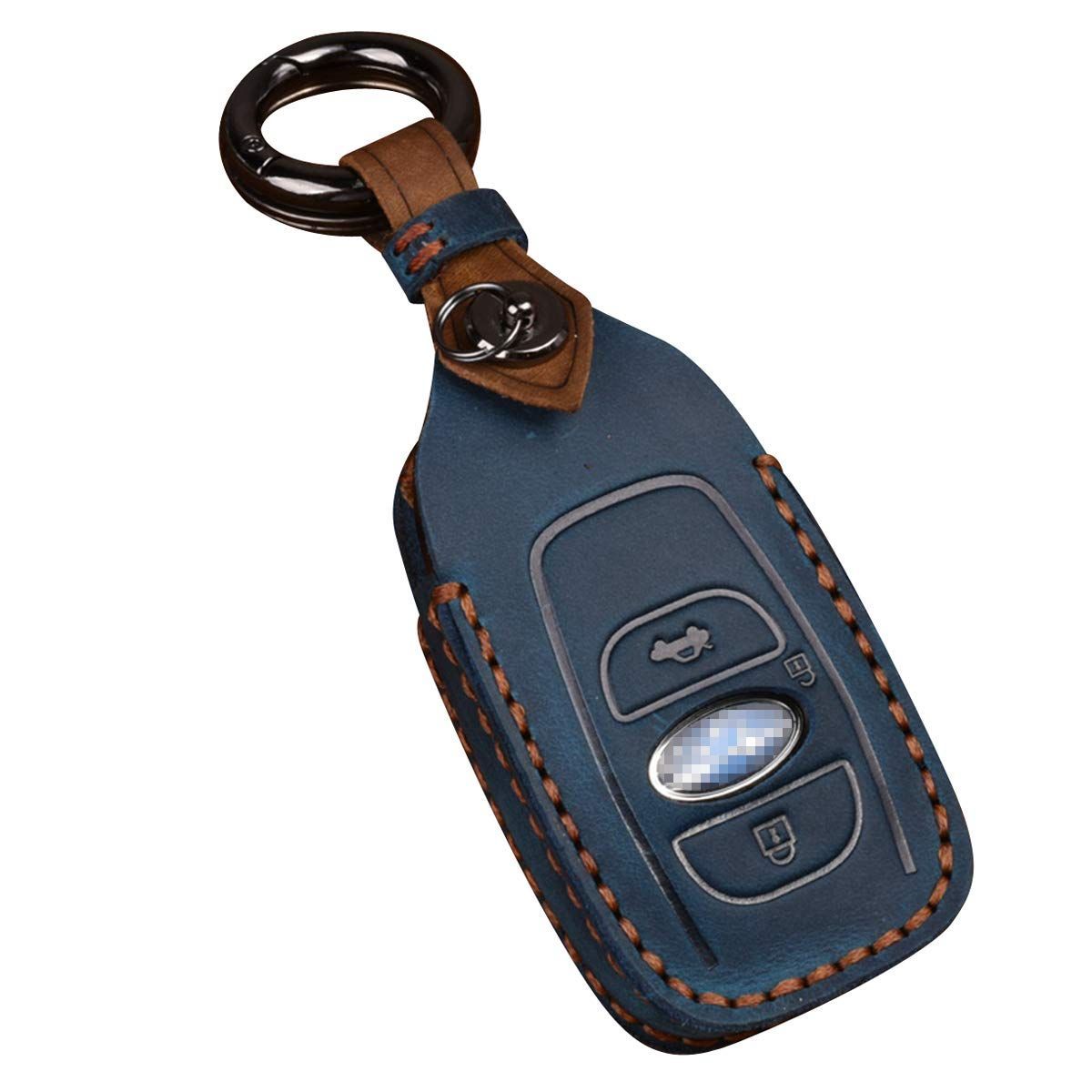 【在庫セール】キーカバー フレヴォーグ キーケース レガシィ B4 インプレッサ レザー製 G4 WRX 本革 S4 STI XV 適合スバル専用本革キーケース Outback ...