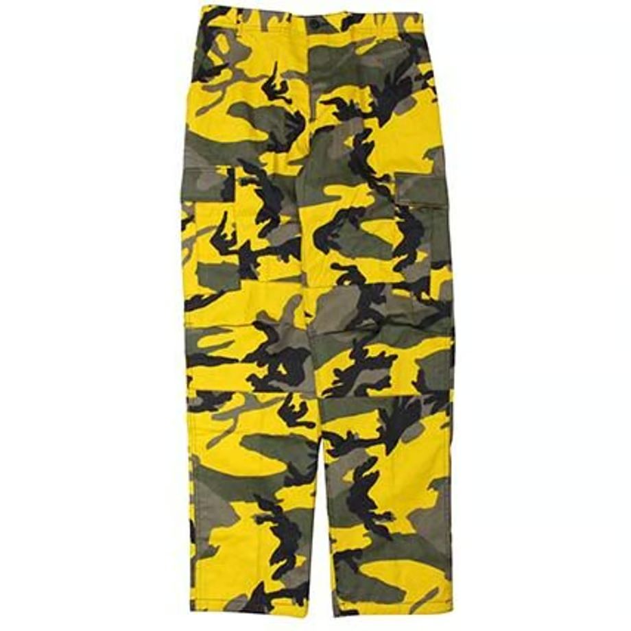 ROTHCO COLOR CAMO TACTICAL BDU PANTS / YELLOW CAMO -8875- - メルカリ
